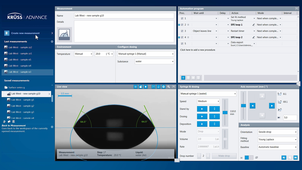 ADVANCE Software | KRÜSS Scientific